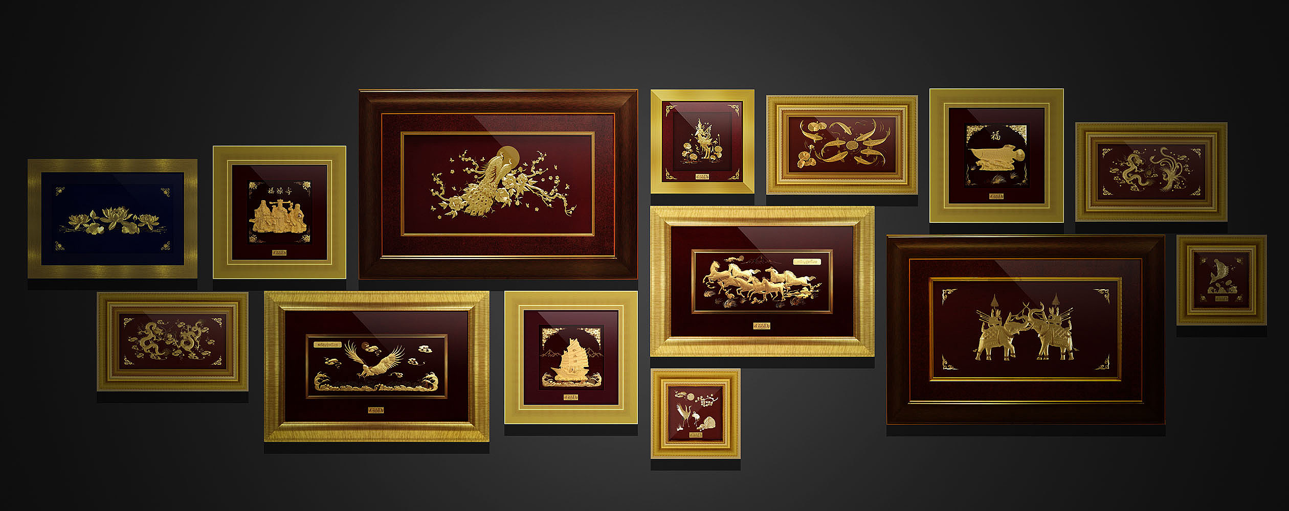 Precious Art Gold งานหัตถศิลป์ทองคำ ของขวัญมงคล ของขวัญเกษียณอายุ